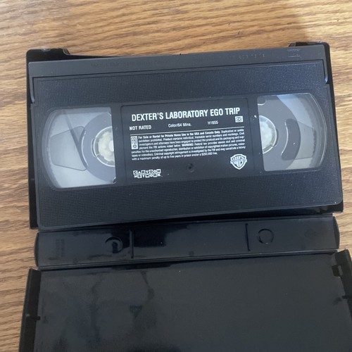 Dexters Laboratory - Ego Trip (VHS, 2000, Black Modified Clam) for sale ...