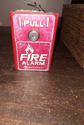 Notifier Fire Systems BNG-1 Fire Alarm Pull Station Red | eBay