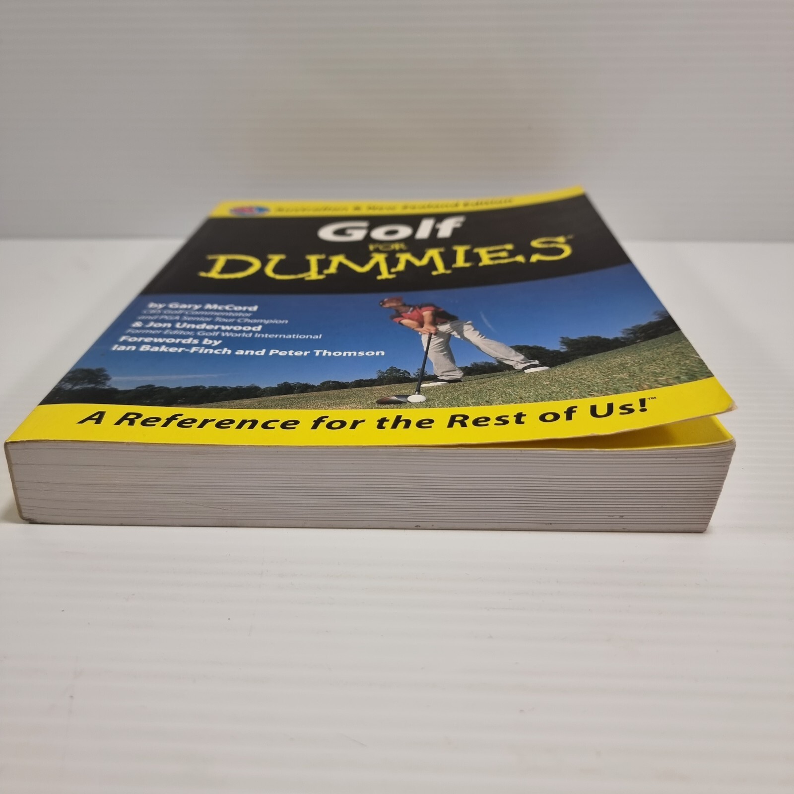 GOLF FOR DUMMIES: AUS & NZ EDITION: Jon Underwood Gary McCord | eBay ...