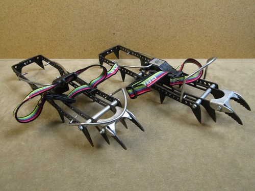 VINTAGE PREMANA Lowe Camp Foot Fangs 12 Pt Crampons Mountaineering Ice ...