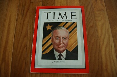 March 13, 1950 Time Magazine - Admiral Sherman Cover - No Label | eBay