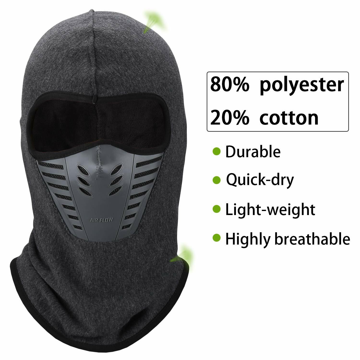 Balaclava Full Face Mask Motorcycle Windproof Ski Anti Dust Outdoor ...