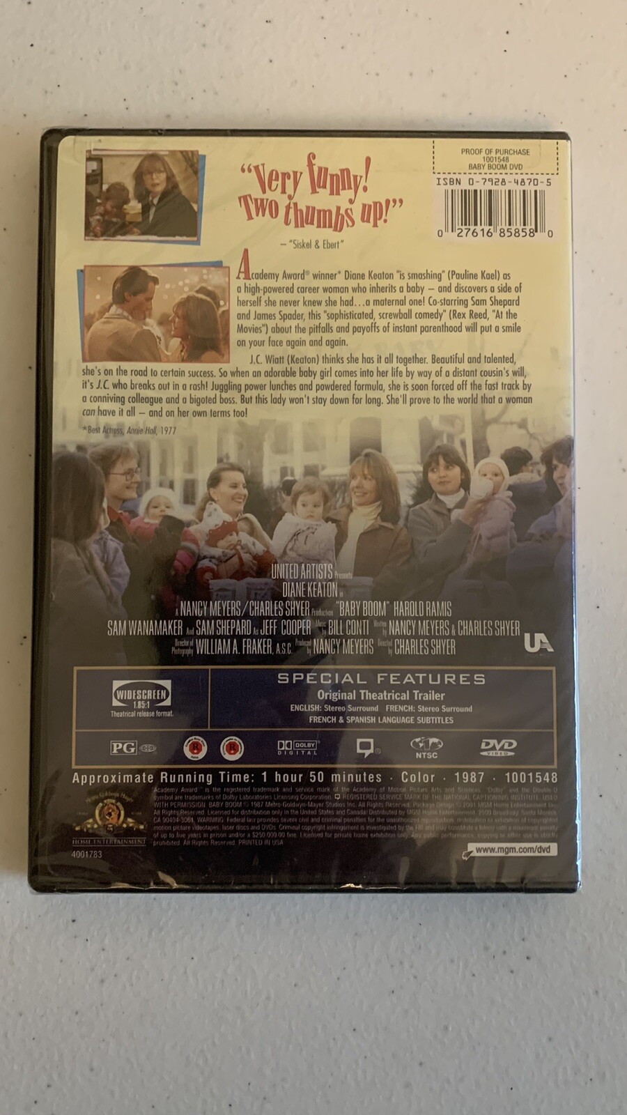 Baby Boom (DVD, 2009) MGM Widescreen Diane Keaton Harold Ramis Brand ...