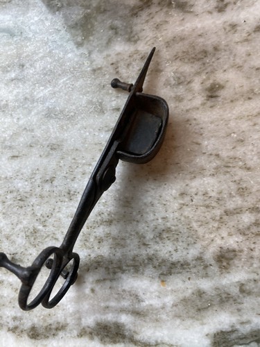 Antique Vintage Ornate Candle Wick Cutter Scissors Primitive Snuffer ...