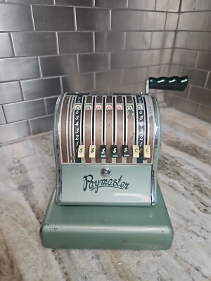 Vintage Paymaster Series S-600 Check Writer 7 Column Stamper Machine | eBay