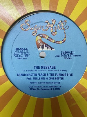 Grand Master Flash & The Furious Five Feat Melle Mel & Duke Bootee ...
