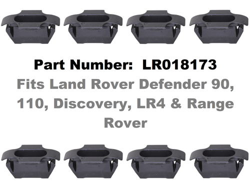 8 RADIATOR GRILLE CLIPS! FOR LAND ROVER DEFENDER 90 RANGE ROVER LR4 ETC ...