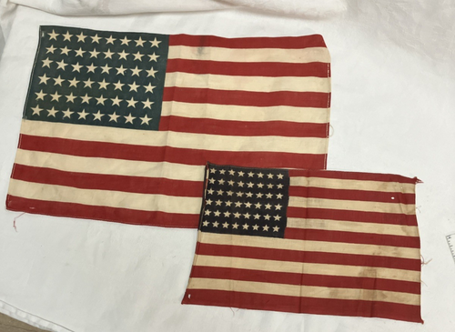 2 Vintage American Flags 48 Stars 1912-1958 Pre Alaska and Hawaii | eBay