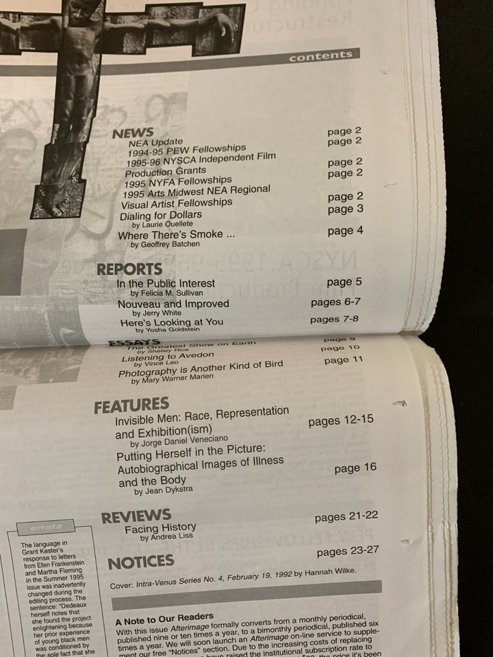 Jorge Veneciano Jean Dykstra Andrea Liss Photography Vtg Afterimage ...