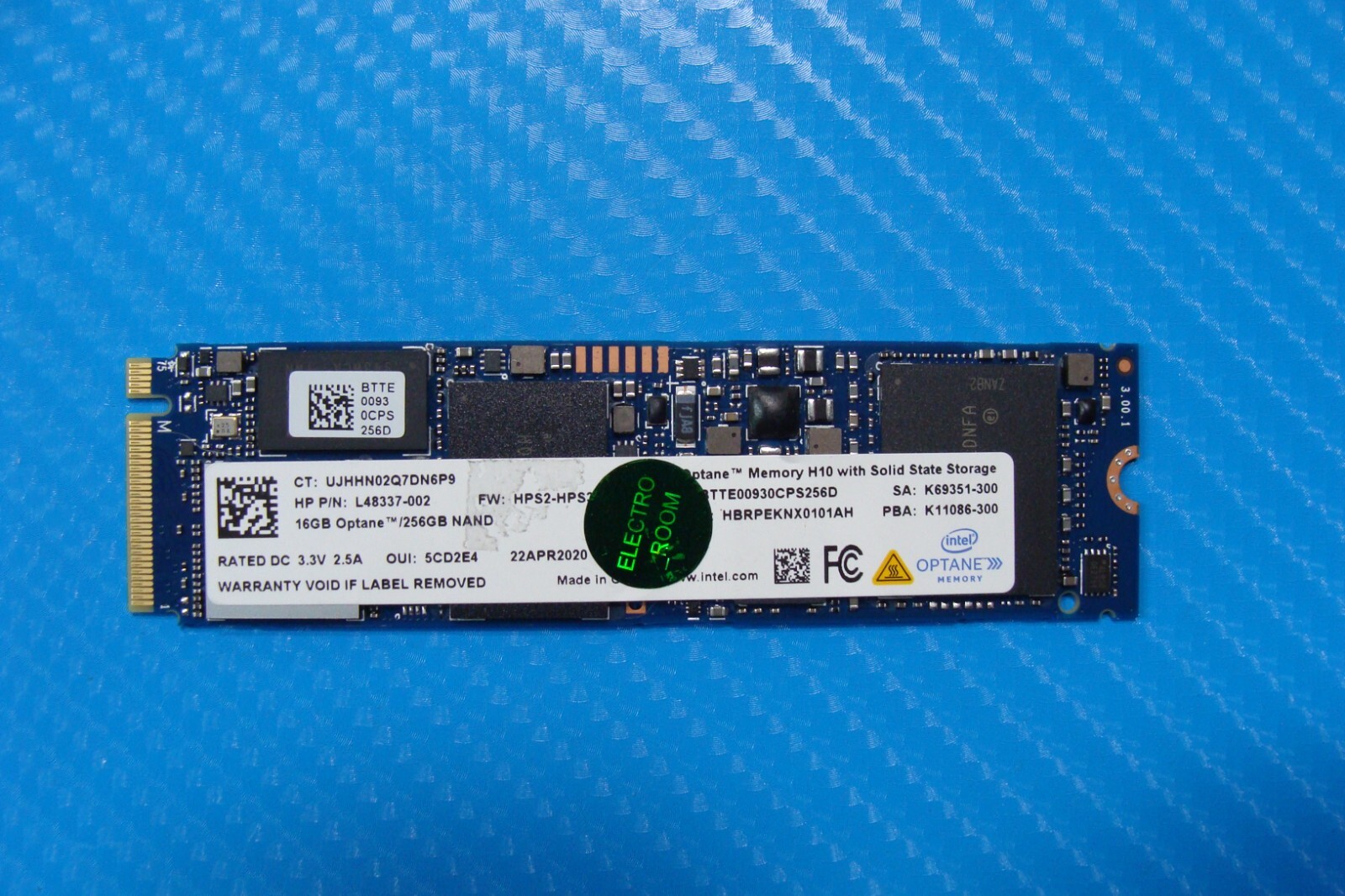 HP 15-dy1051wm Intel 16GB/256GB NVMe M.2 SSD Solid State Drive ...
