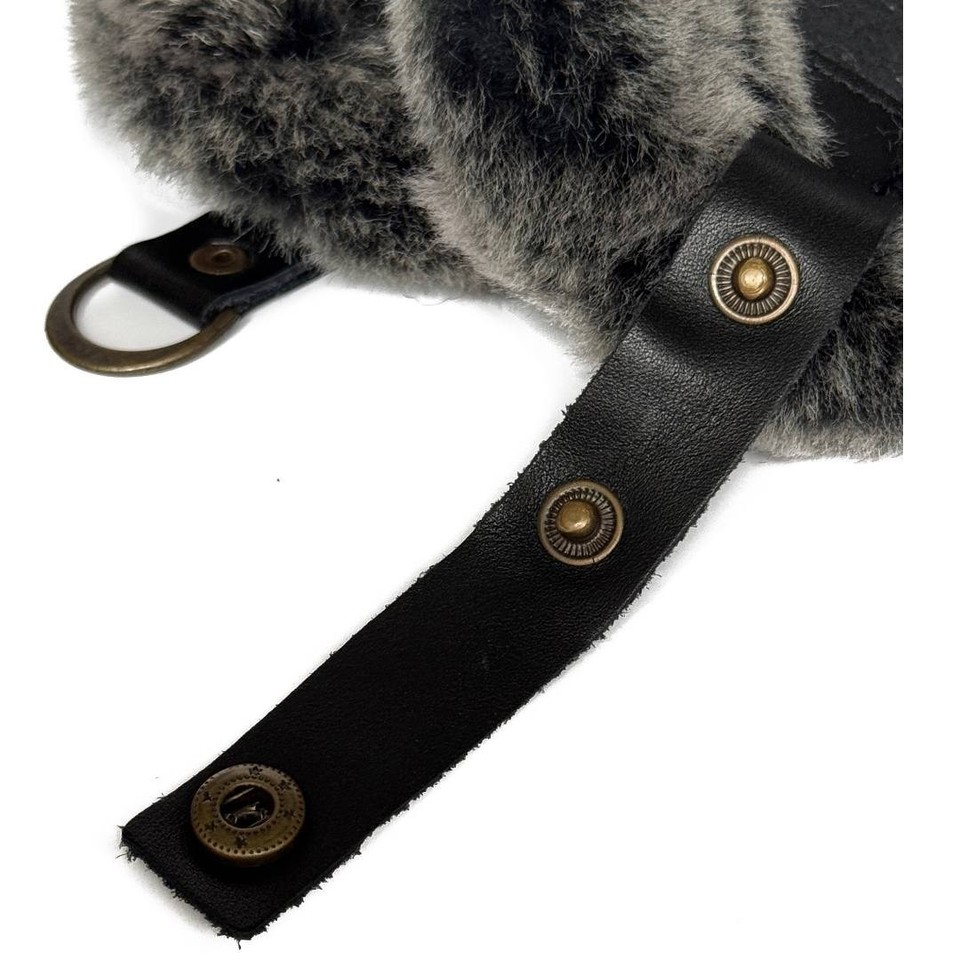 Genuine Shearling Sheepskin Trapper Hat Ushanka Aviator Hat | eBay