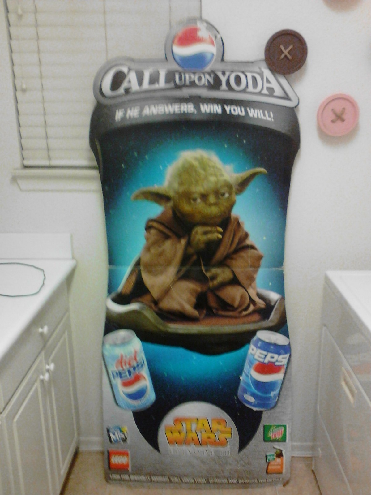 Star Wars Episode III Pepsi Yoda Cardboard Stoe Display | eBay