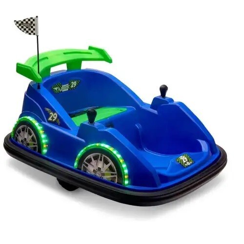 Flybar FunPark Racer 6V Bumper Car Blue -Flashing LED lights | eBay
