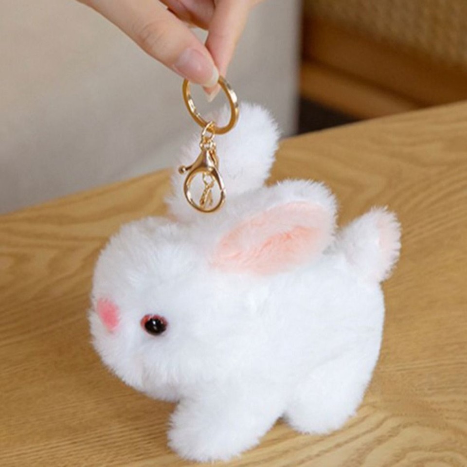 Toy Bunny Plush Doll Rabbit Plush Keychain Rabbit Plush Toys Bunny ...
