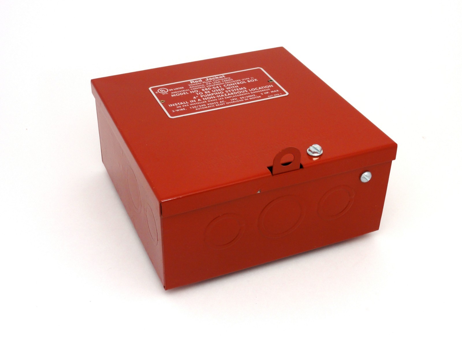 Veeder-Root 880-041 Red Jacket Control Box for sale online | eBay