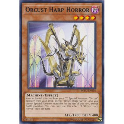 ORCUST HARP HORROR *** RARE SOFU-EN016 (MINT/NM) YUGIOH! | eBay