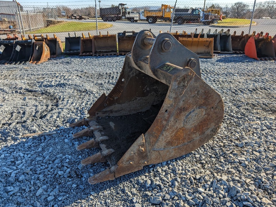 42" Geith Excavator Bucket; 80 mm Pins; Fits: Deere, Case, Hitachi | eBay