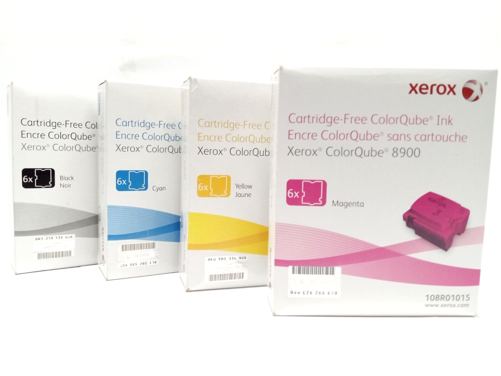 Genuine Xerox ColorQube 8900 Solid Ink Set 108R01014 108R01015 ...