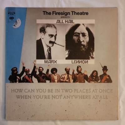 The Firesign Theatre Presents All Hail Marx Lennon Vinyl LP Gatefold | eBay