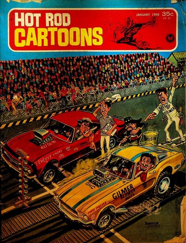 Hot Rod Cartoons Magazine January 1968 Jake Thompson | eBay