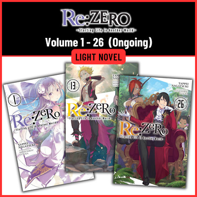 Re:Zero (Vol. 1-26) Light Novel English Version Book Series Express ...