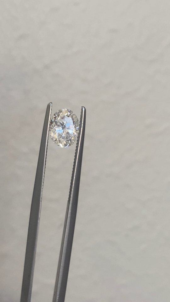 GIA 1.00ct Oval Brilliant Loose Natural Diamond H, SI1 7.13 x 5.49 x 3. ...
