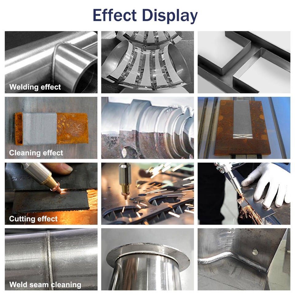 Raycus 4IN1 1500W Handheld Laser Welder Machine Metal Welding Cutting ...