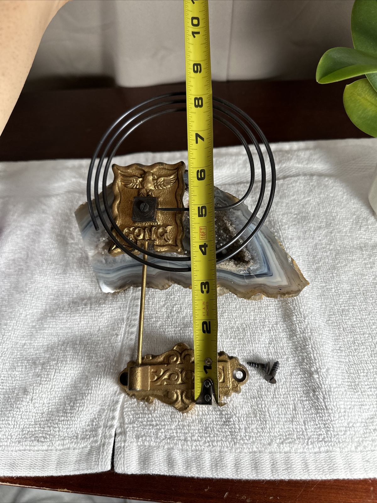 Vintage Mantle Wall Clock Gong Parts VGshape+Screws | eBay