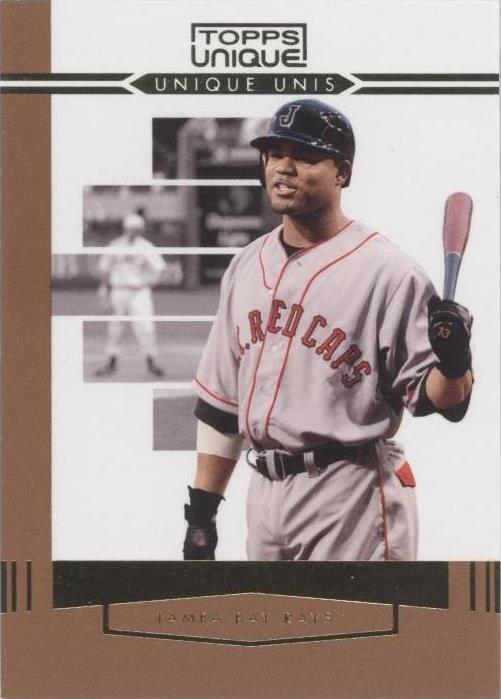 2009 Topps Unique - Unique Unis Carl Crawford #UU17 Bronze Select /99 ...