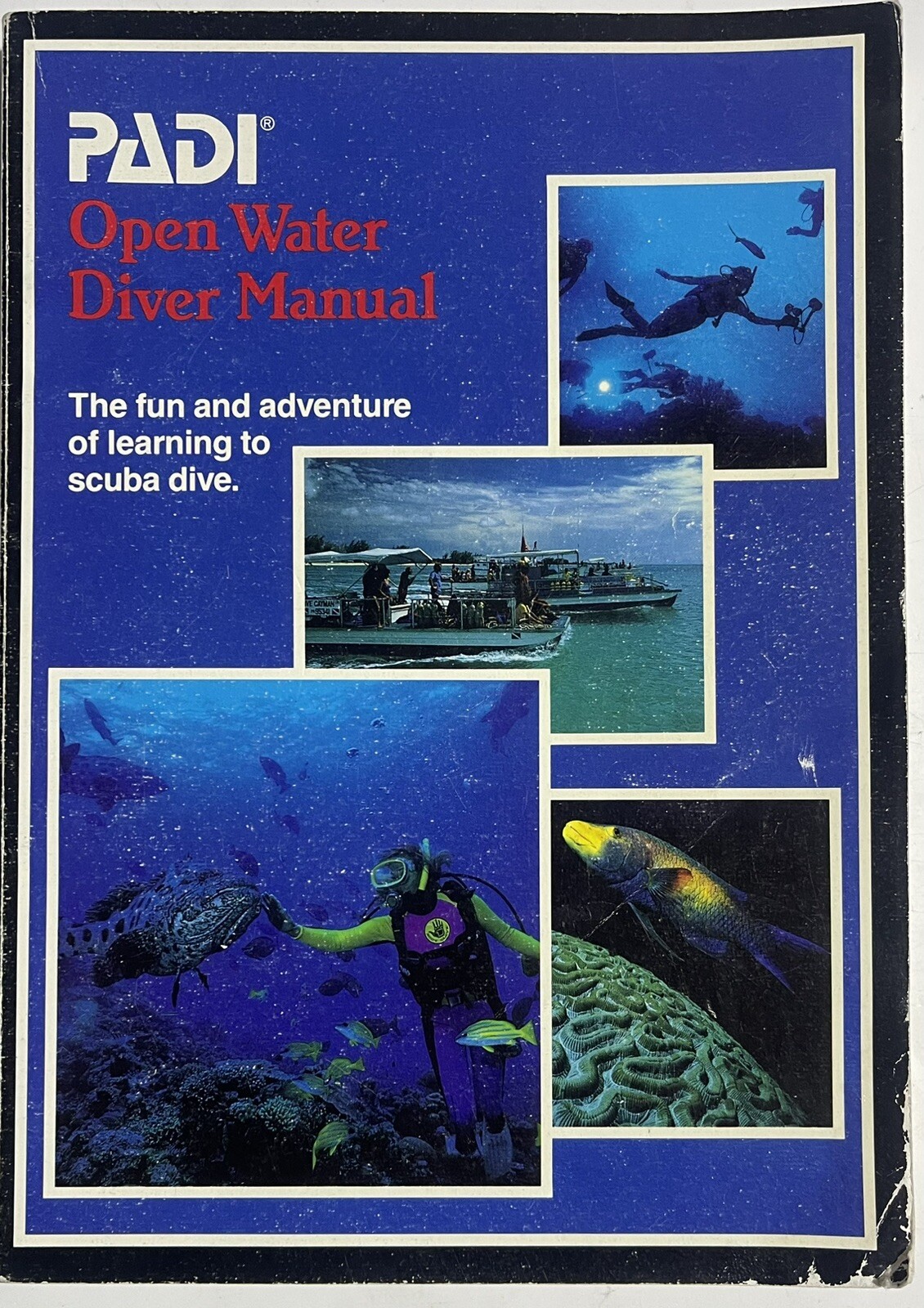 PADI Open Water Diver Manual 1988 - Scuba Diving - Vintage Paperback | eBay