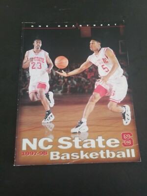 NORTH CAROLINA STATE 1997-98 MENS BASKETBALL MEDIA GUIDE FRESHMAN ...