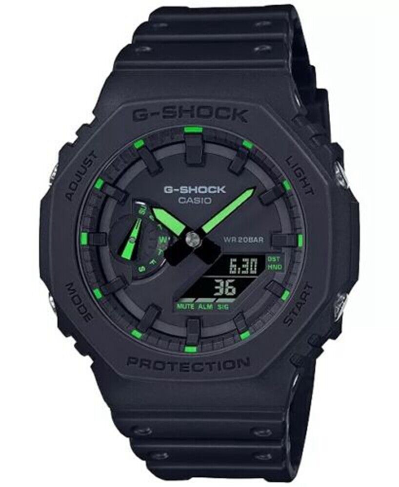 Casio G-Shock GA-2100 Neon Accent Watch - Black/Green (GA21001A3ER) for ...
