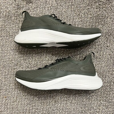 APL SZ 7 Men's Streamline Running Shoes Fatigue/ Forest Green/White ...