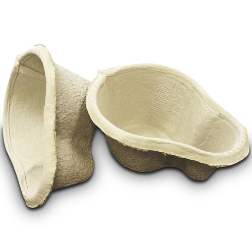 Caretex Strong Cardboard Recyclable Pulp Graduated Measuring Jug Bowl ...