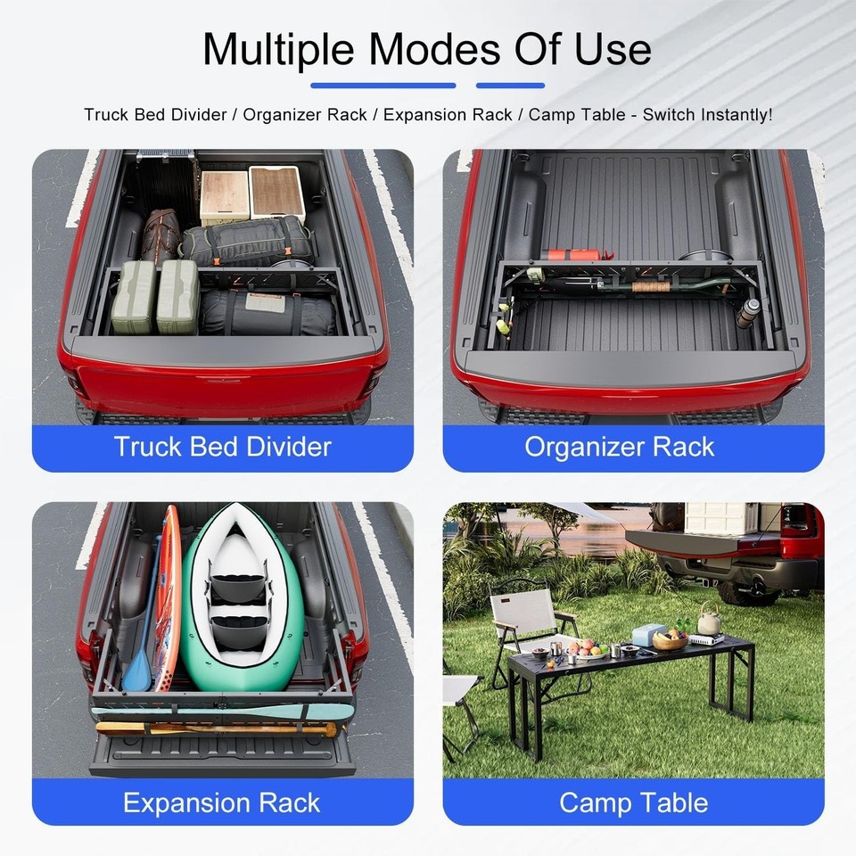 For 2019-2026 Dodge Ram 1500 Truck Bed Extender Tailgate Extender Bed ...