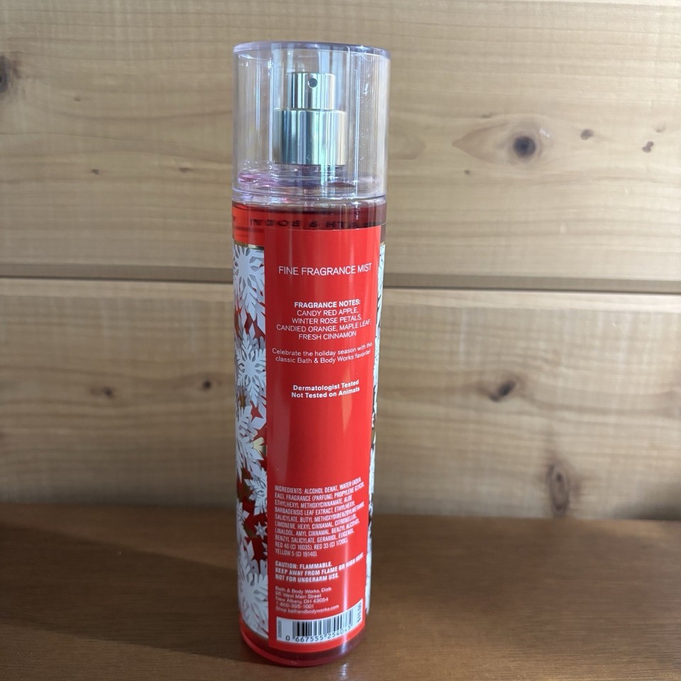 Bath & Body Works WINTER CANDY APPLE Fine Fragrance Body Mist Spray 8 ...