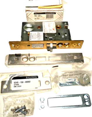 BALDWIN 6321 150 L Mortise Lock LESS CYL. HSet x Knob Entrance ...