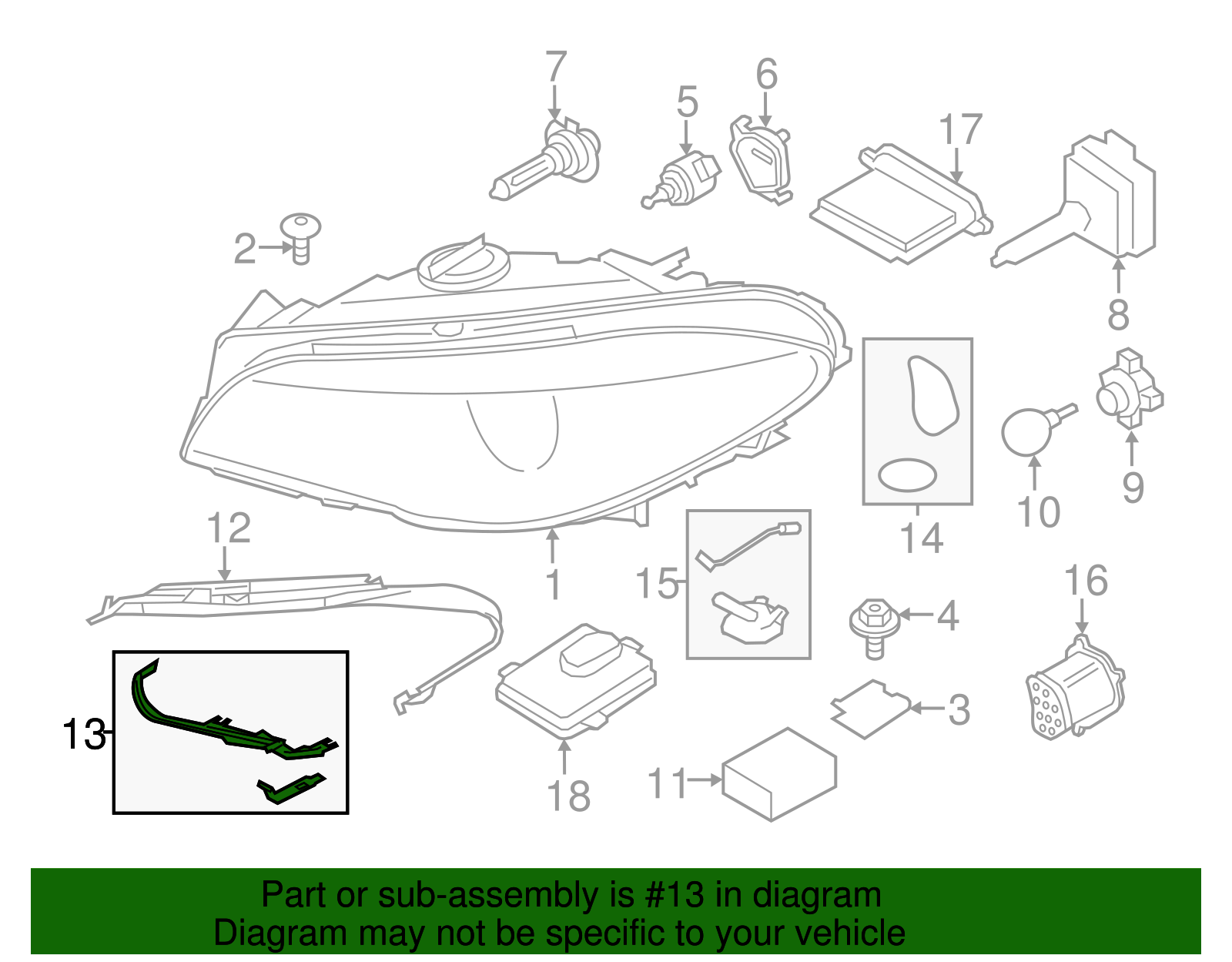 BMW 63117271897 Genuine OEM Factory Original Guide Rail for sale online ...