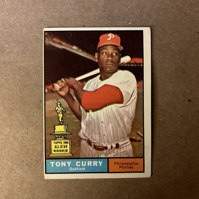 1961 Topps Baseball Tony Curry Philadelphia Phillies Card #262 | eBay