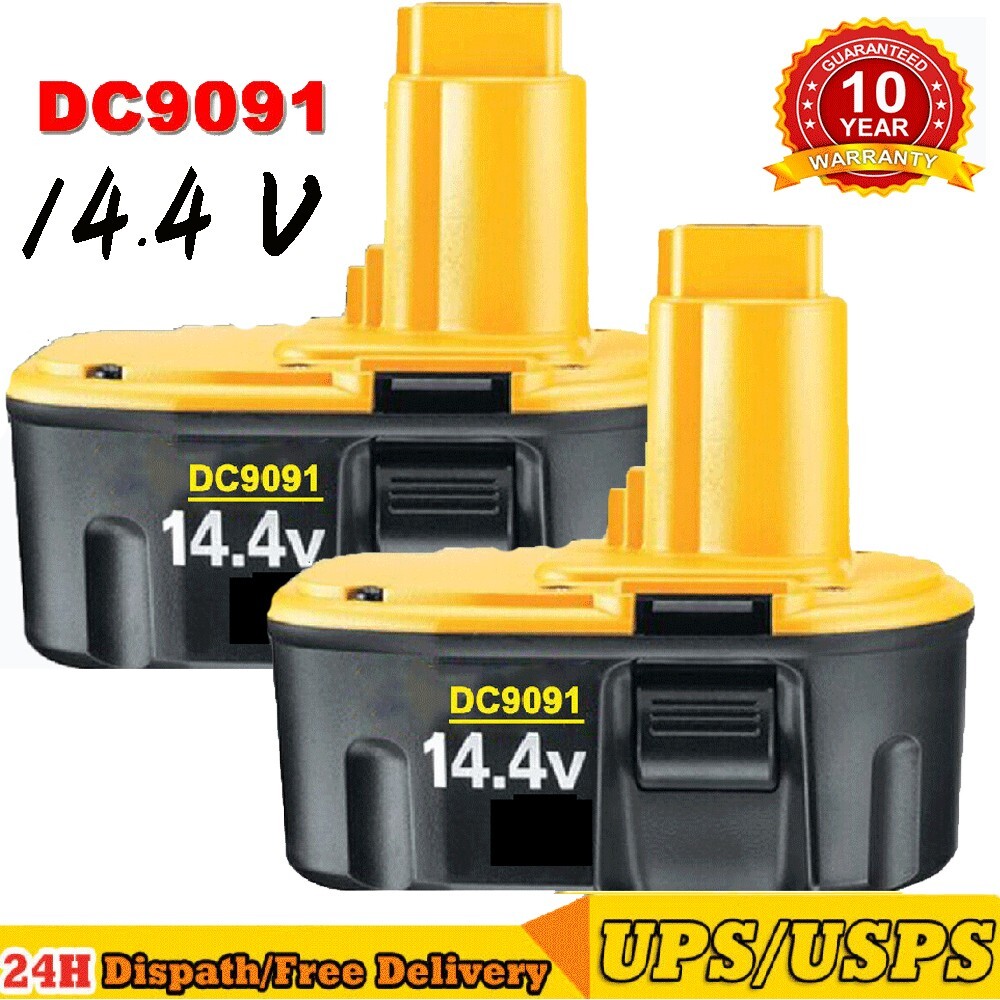 2-Pack 14.4Volt replacementFor DEWALT DC9091 3.6Ah Battery DW9091 ...