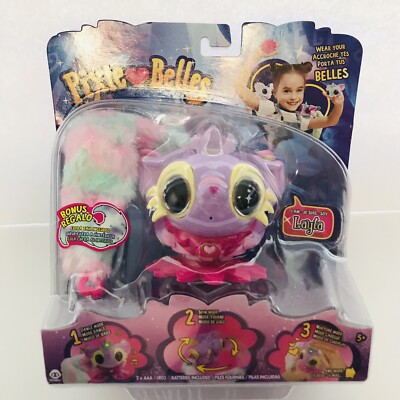 Pixie Belles Layla Purple Interactive Electronic Pet Toy Bonus Tail New ...