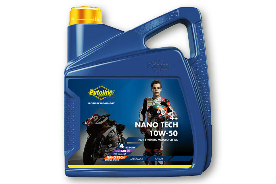 PUTOLINE Nano Tech 4+ 4-Stroke 10W-50 Motorcycle Oil Viertakt Motorenöl ...