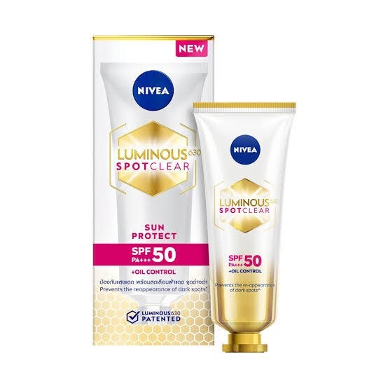 Nivea Luminous 630 Spotclear Intensive Treatment Serum Sun Protect ...