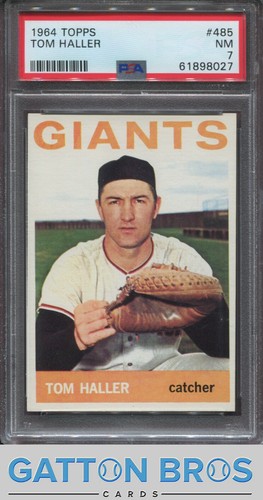 1964 Topps Tom Haller #485 PSA 7 NM | eBay