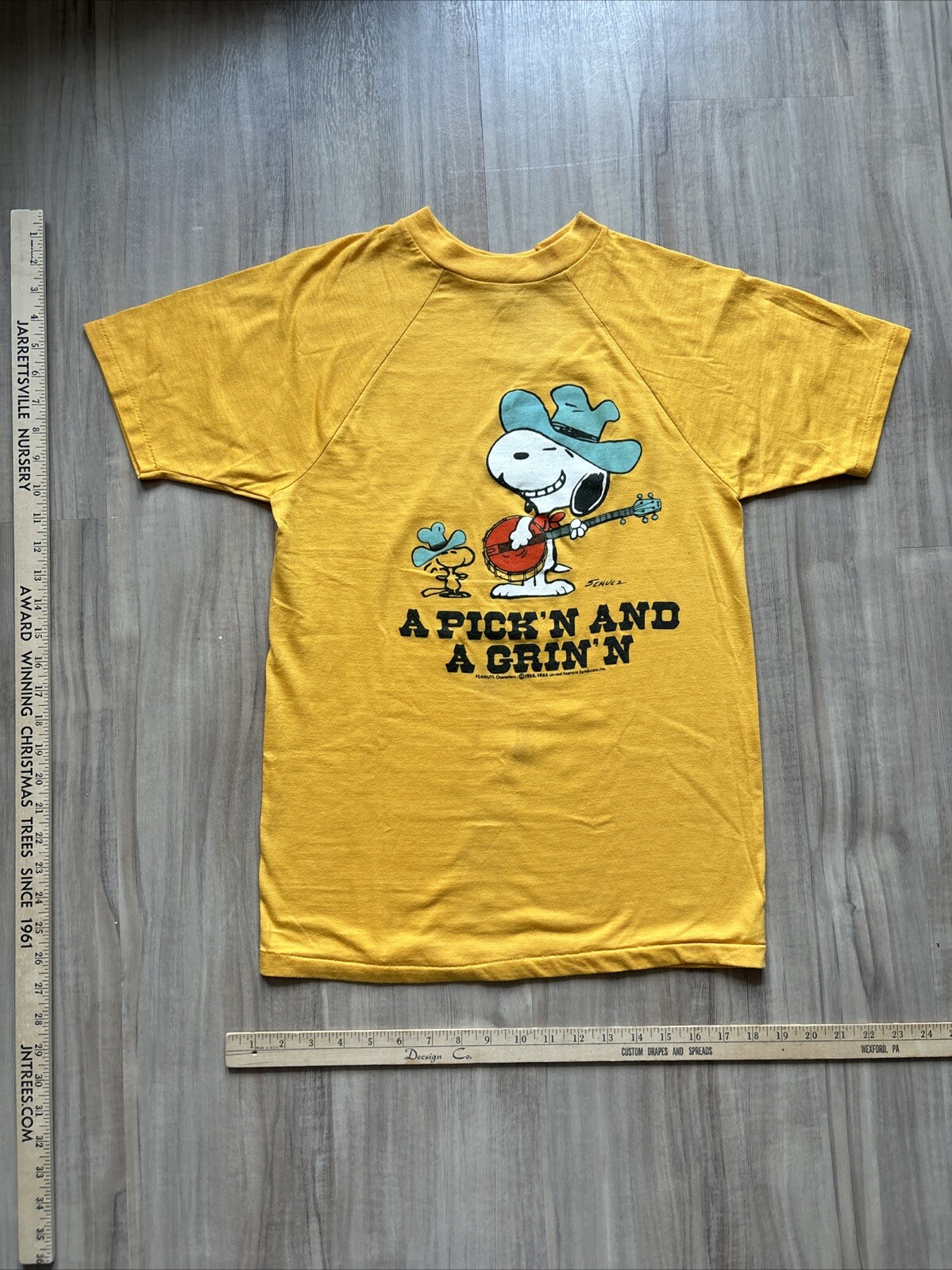 vintage peanuts t shirt Snoopy Banjo | eBay