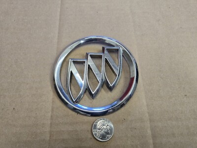 Buick OEM Chrome Plastic 4.125" Emblem Badge Logo Nameplate Name Plate ...
