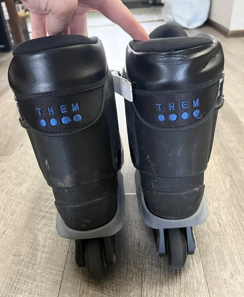 Roces Them Inline Skates 908 Black/Gray Custom X-Small Rollerblades | eBay