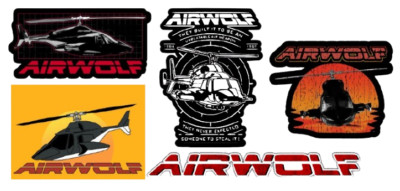 Airwolf 1980s TV Series Quality Waterproof 6 PC Sticker Set | eBay