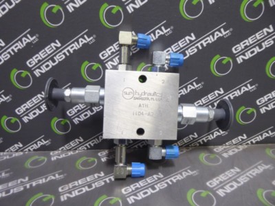 NEW Sun Hydraulics 1104-A2 Cross Over Relief Valve Assembly | eBay
