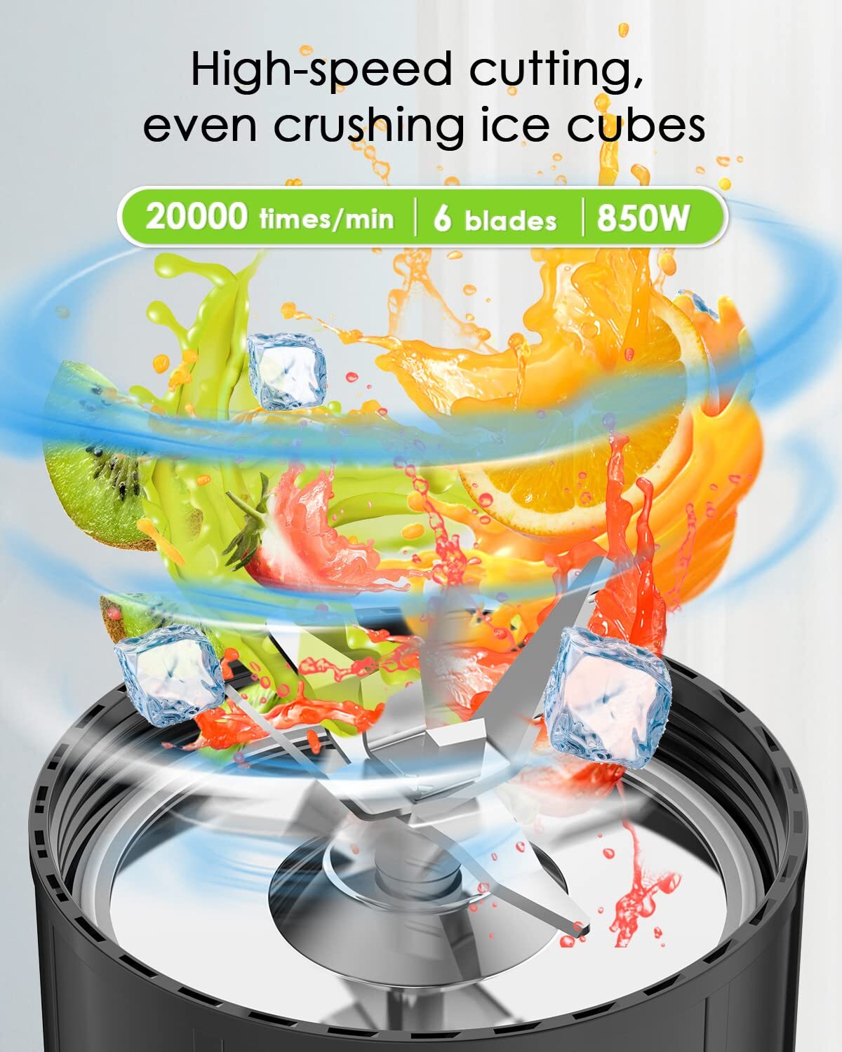 Bullet Blender for Shakes and Smoothies850 Watt 12 PCS Airpher Smoothie ...